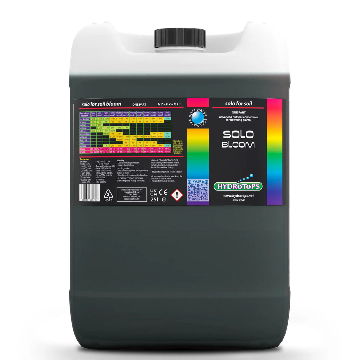 Hydrotops Solo Bloom 25L – Premier Grow
