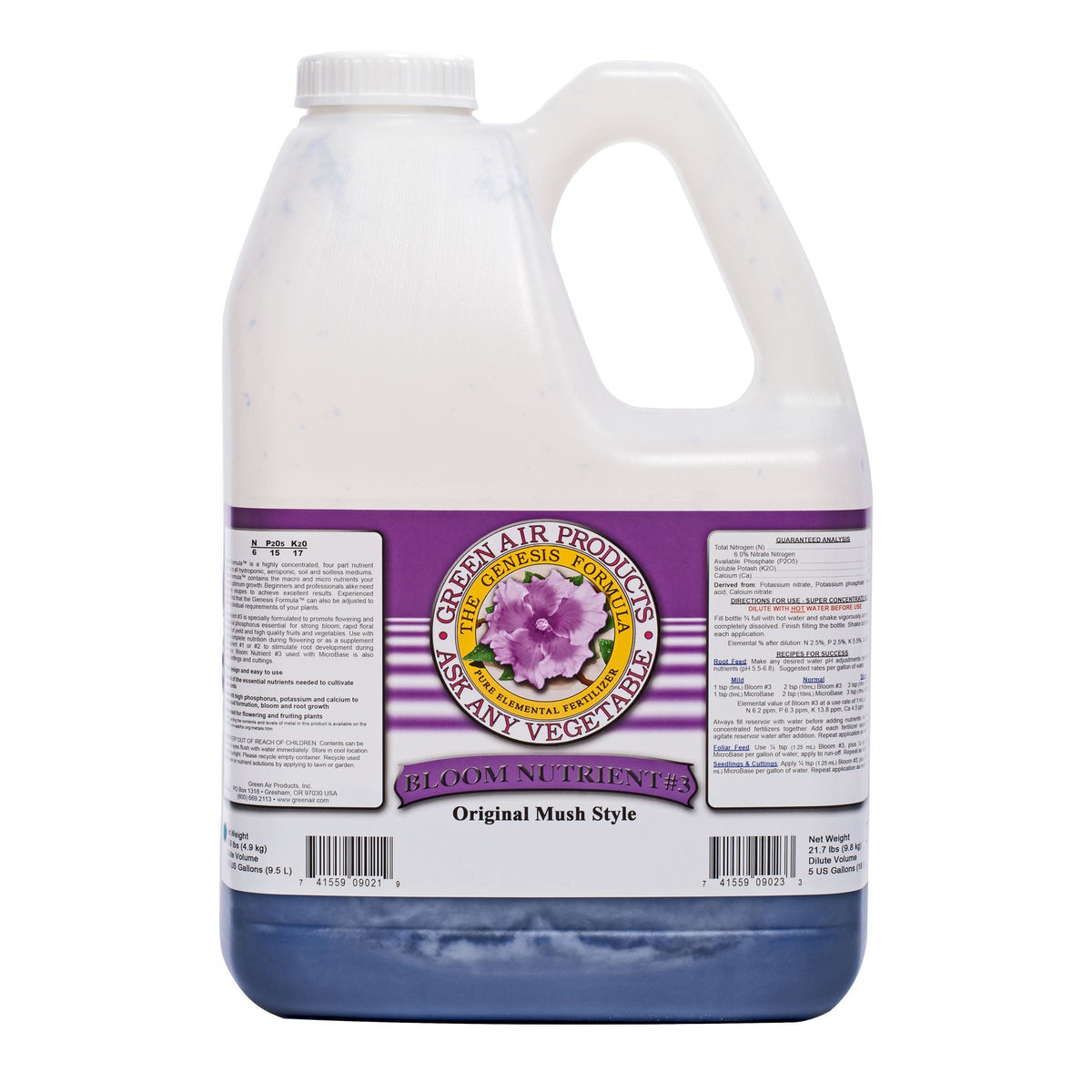 Genesis Formula Bloom Nutrient (2.5 Gallon) – Premier Grow